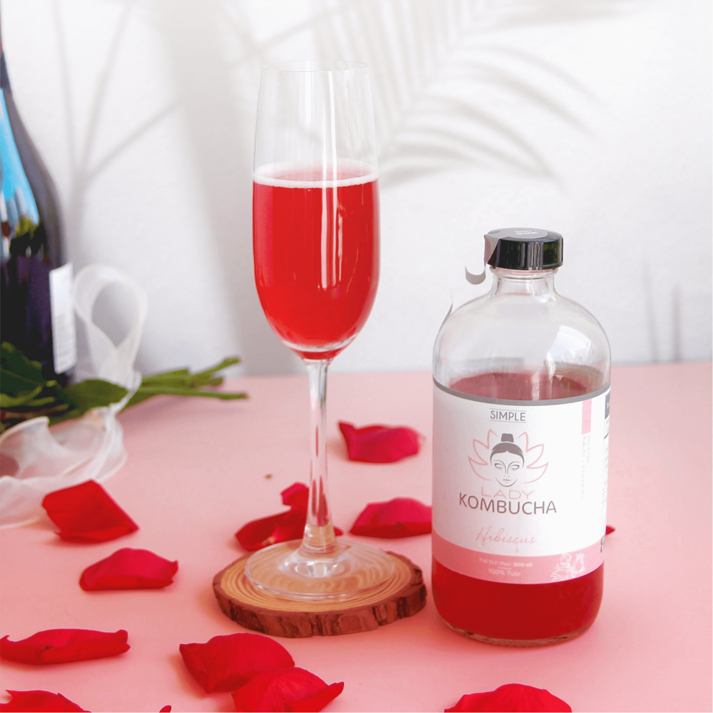 Champ-bucha the perfect cocktails for Valentine's Day - Lady Kombucha